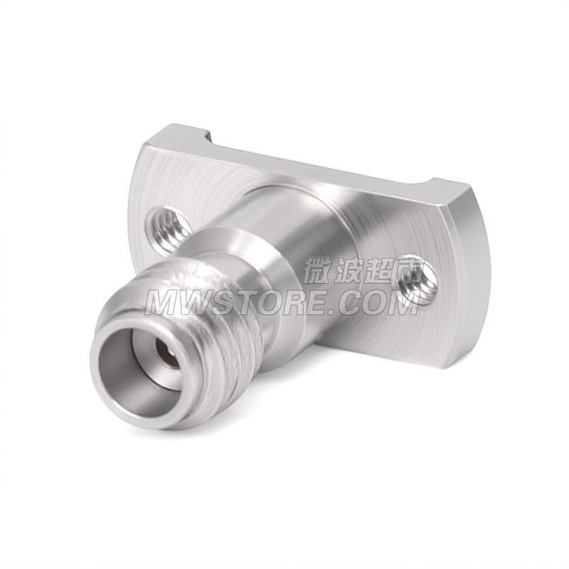 1.0mm Female Field Replaceable Connector, 2 Hole Flange, Hole Spacing 7 ...