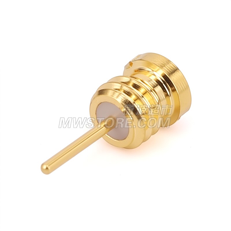 GPPO (Mini-SMP) Male Panel-Mount, Threaded Through-Wall Mount Connector ...