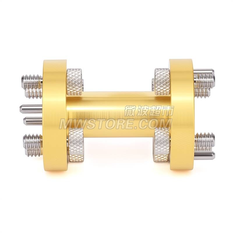 WR10 转 WR10 直波导转接器|1 Inch 长| UG-387/U 转 UG-387/U 法兰 | 75–110GHz