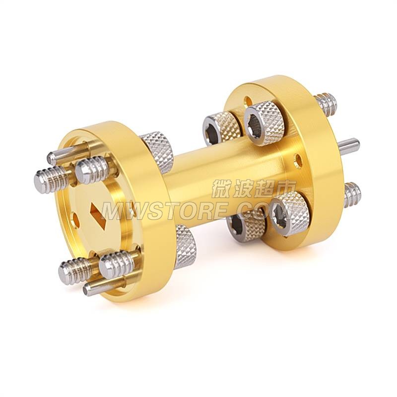 WR12 转 WR12 直波导转接器|1 Inch 长 | UG-387/U 转 UG-387/U 法兰| 60–90GHz